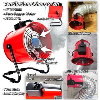 Ventilation fan blower exhaust fan, Furniture & Home Living, Lighting ...