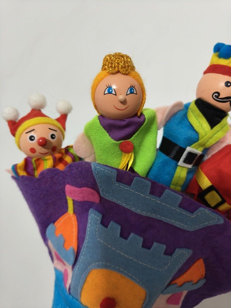 Felt Hand Puppet with Royal Characters, Hobbies & Toys, Toys & Games on ...