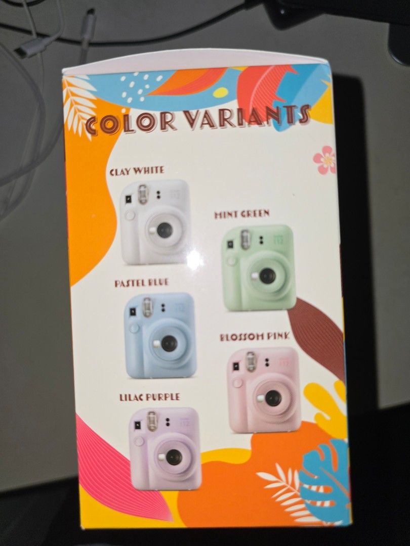 Fujifilm Instax Mini 12 Combo Kit - Blue, Photography, Cameras on Carousell