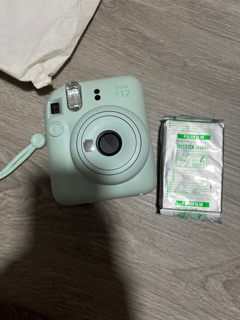 Fujifilm Instax Mini 12 Instant Camera - Mint, Photography, Cameras on ...