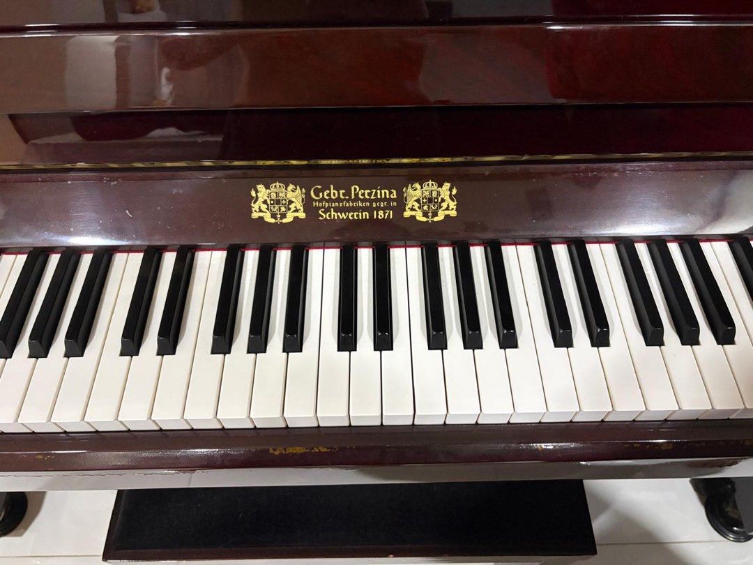 Gebr. Perzina Piano, Hobbies & Toys, Musical Instruments on Carousell