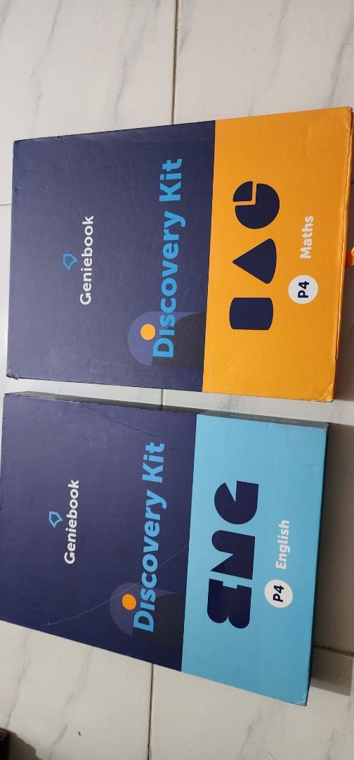 Geniebook Discovery Kit P4 English & Maths, Hobbies & Toys, Toys ...