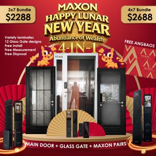 Glass Gate + Door And Gate Digital Lock, Furniture & Home Living ...