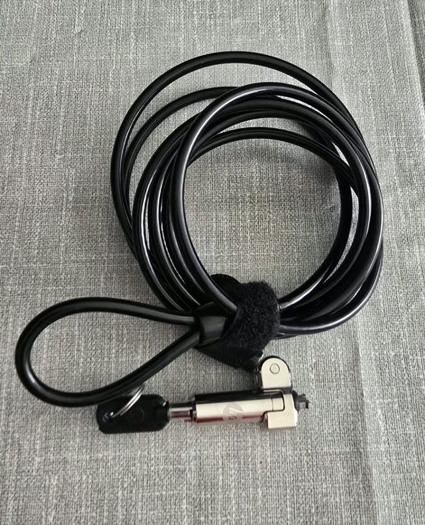 HP Laptop Security Cable Lock, Computers & Tech, Parts & Accessories ...