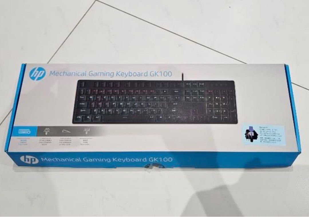 HP Mechanical Gaming Keyboard GK100, Computers & Tech, Parts ...