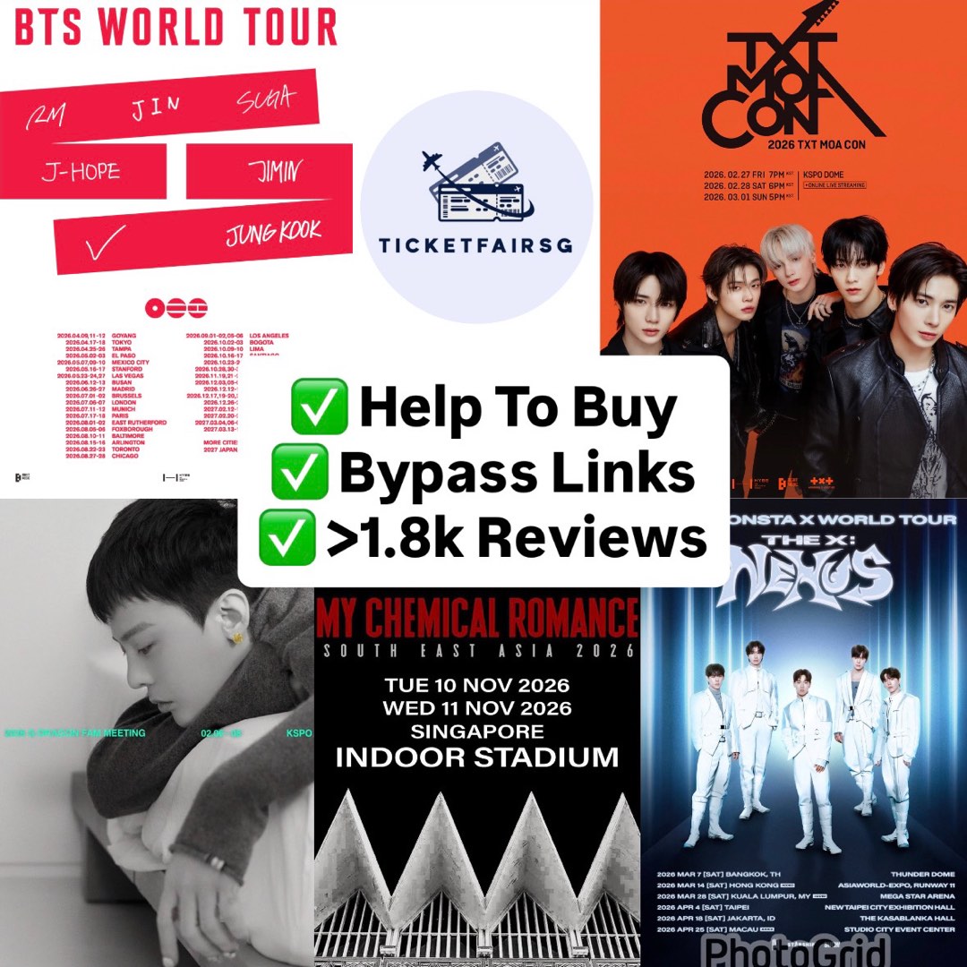 [HTB] BTS 2026 World Tour in Singapore & Kuala Lumpur, Lifestyle ...