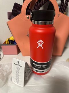 TP-Hydro Flask 40 oz Wide Mouth with Flex Straw Cap Stainless Steel ...