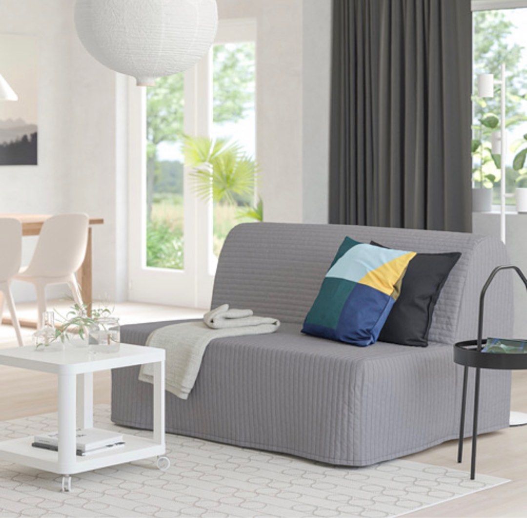 IKEA Sofa Bed with washable cover, Furniture & Home Living, Furniture ...