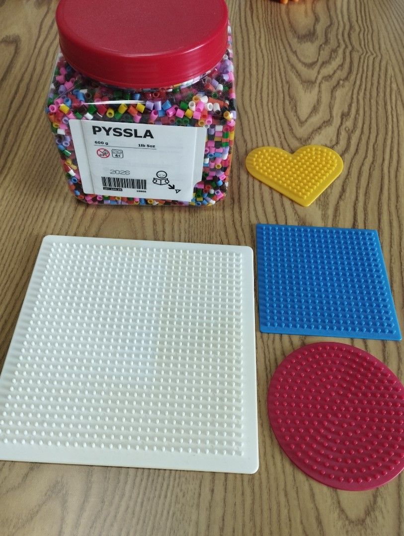 IKEA PYSSLA Beads Set with Pegboards, Hobbies & Toys, Toys & Games on ...
