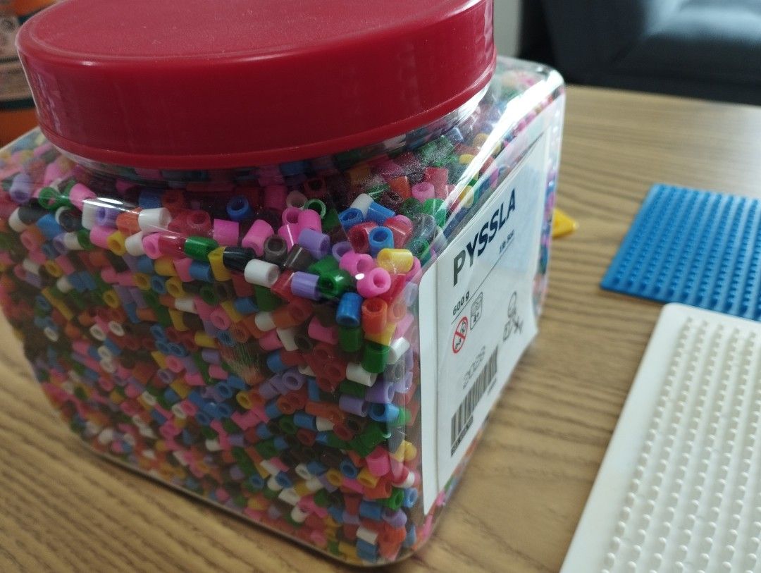 IKEA PYSSLA Beads Set with Pegboards, Hobbies & Toys, Toys & Games on ...