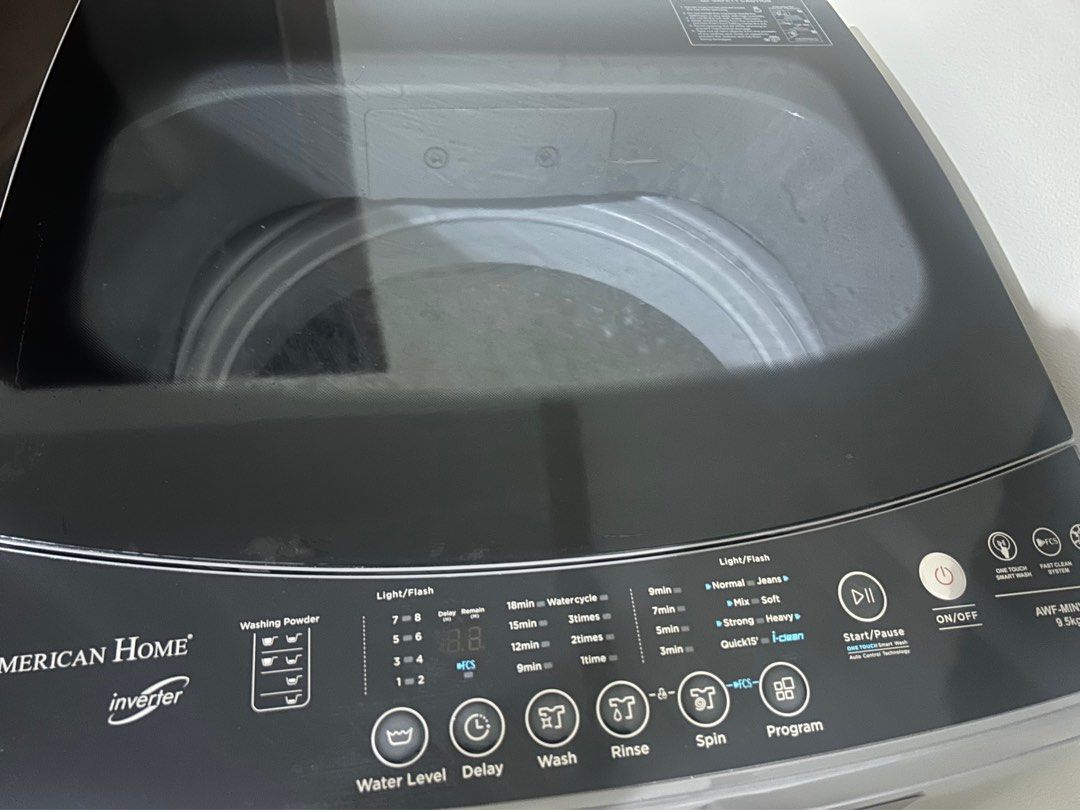 Fully Automatic Washing Machine Inverter 9.5kg, TV & Home Appliances ...