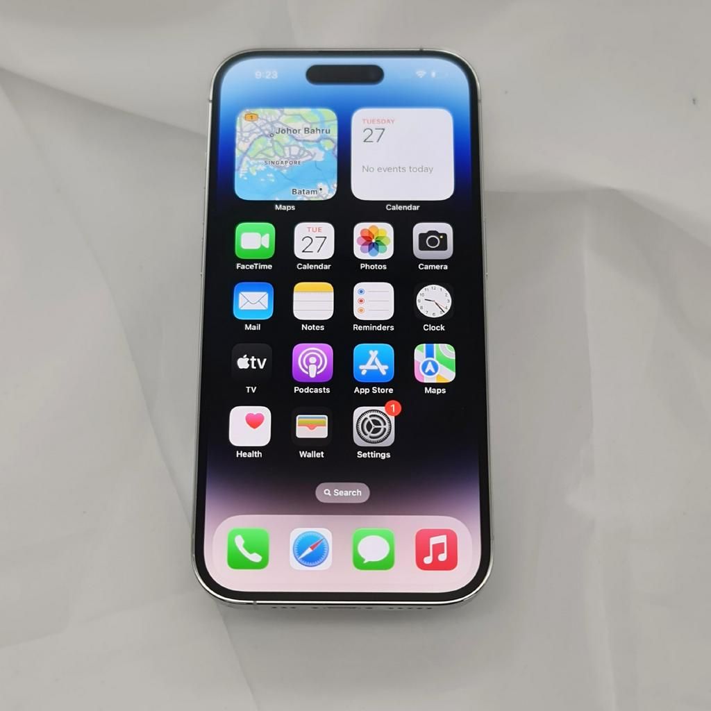 iPhone 14 Pro Silver 128GB, Mobile Phones & Gadgets, Mobile Phones ...