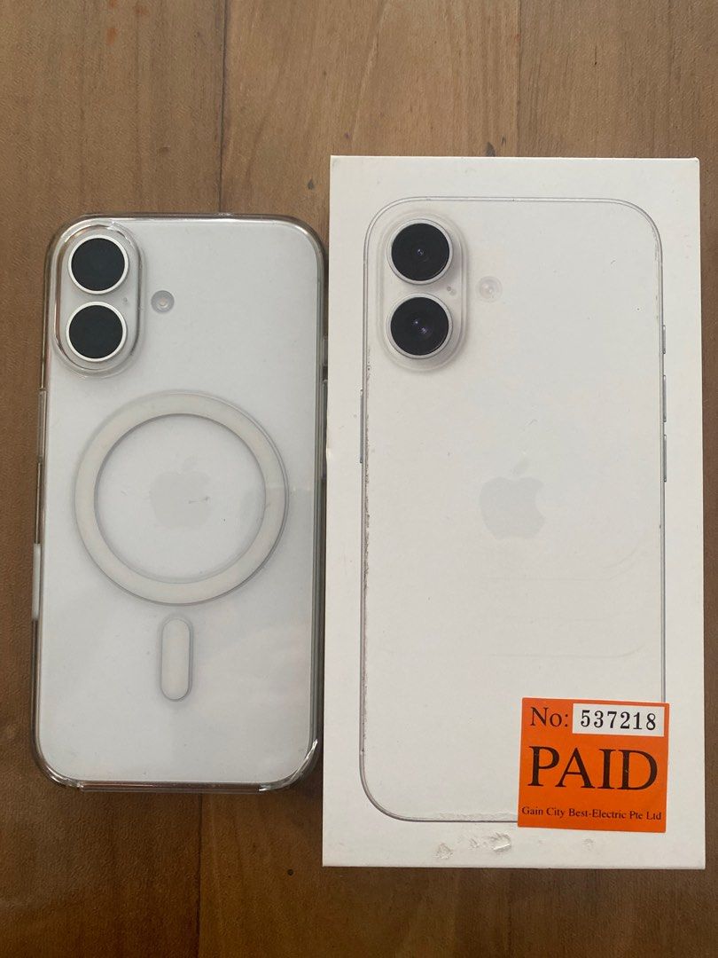 iPhone 16 White 256GB, Mobile Phones & Gadgets, Mobile Phones, iPhone ...