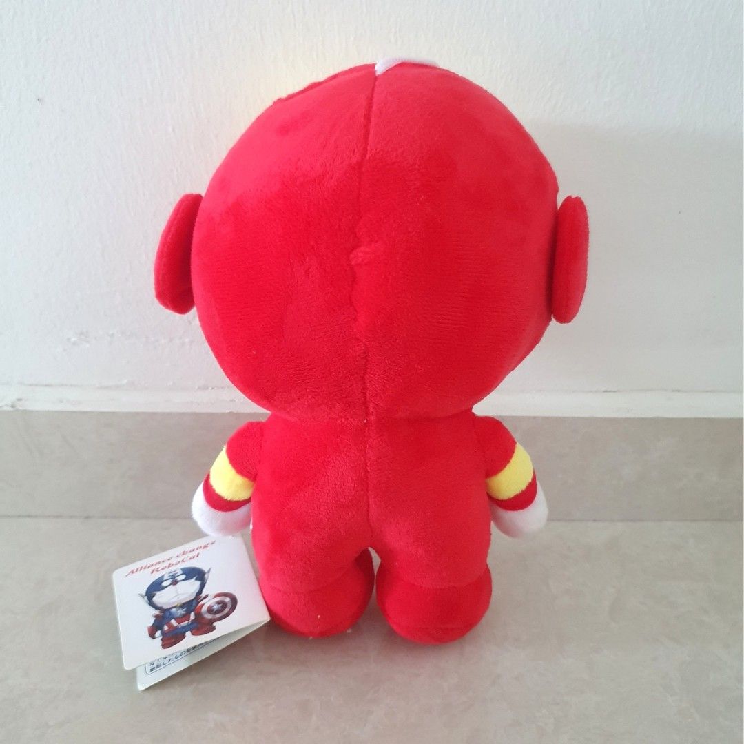 Iron Man Doraemon 23cm Stuffed Plush Soft Toy, Hobbies & Toys, Toys ...