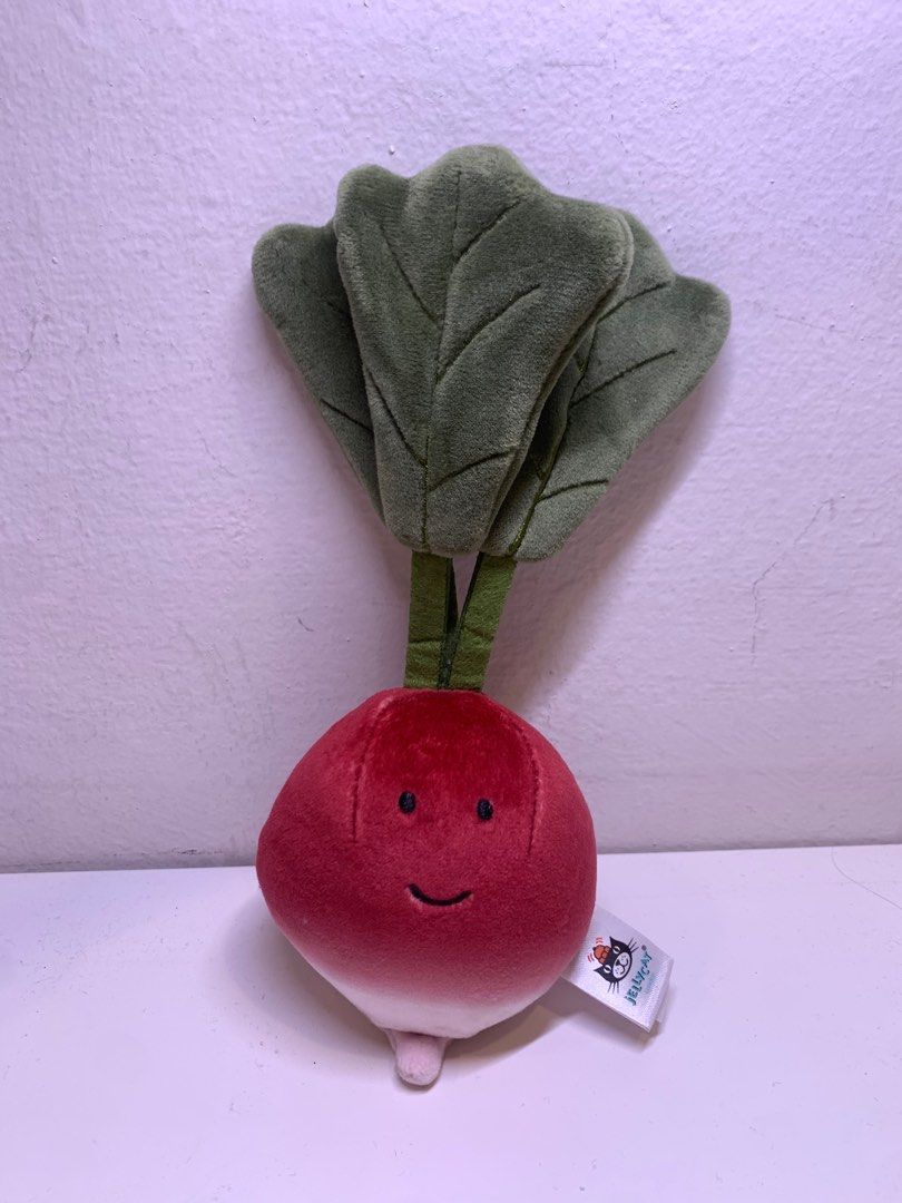 Jellycat Vivacious Vegetable Radish Plush Toy, Hobbies & Toys, Toys ...