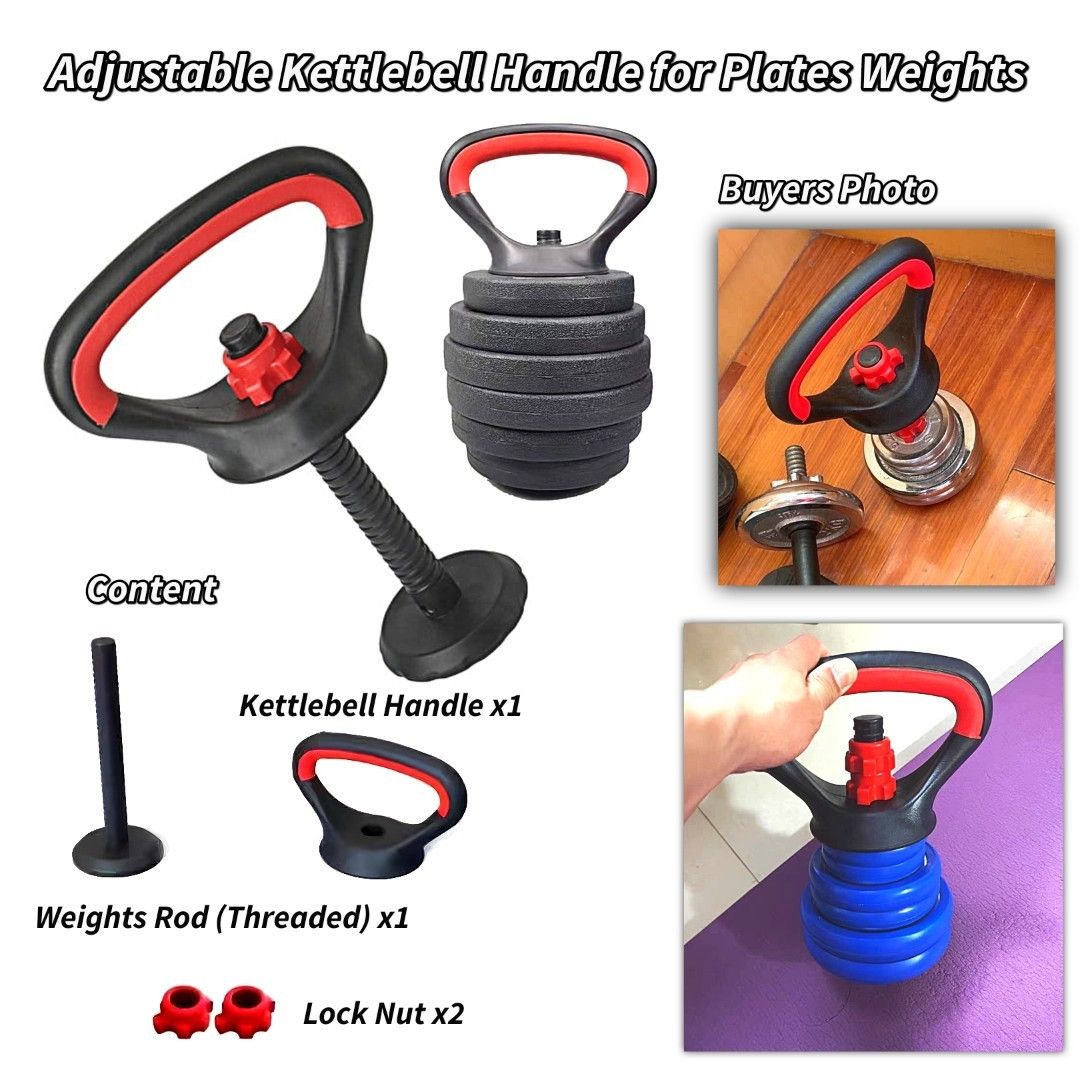 Kettlebell Weight handle, Sports Equipment, Exercise & Fitness, Weights ...
