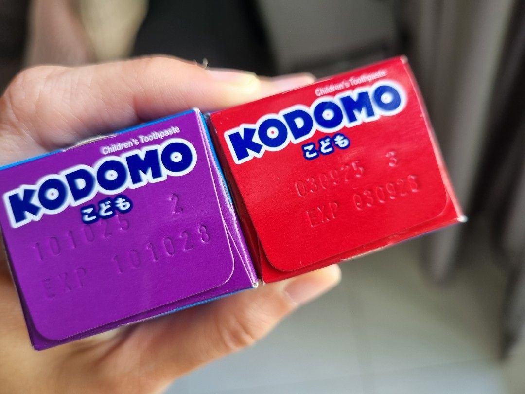 Kodomo Anti-Cavity Children's Toothpaste - Strawberry & Grape, Babies ...