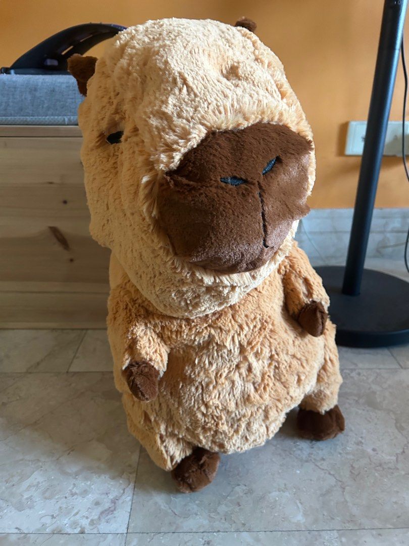 Large Capybara Plush Toy -60cm Japan, Hobbies & Toys, Toys & Games on ...