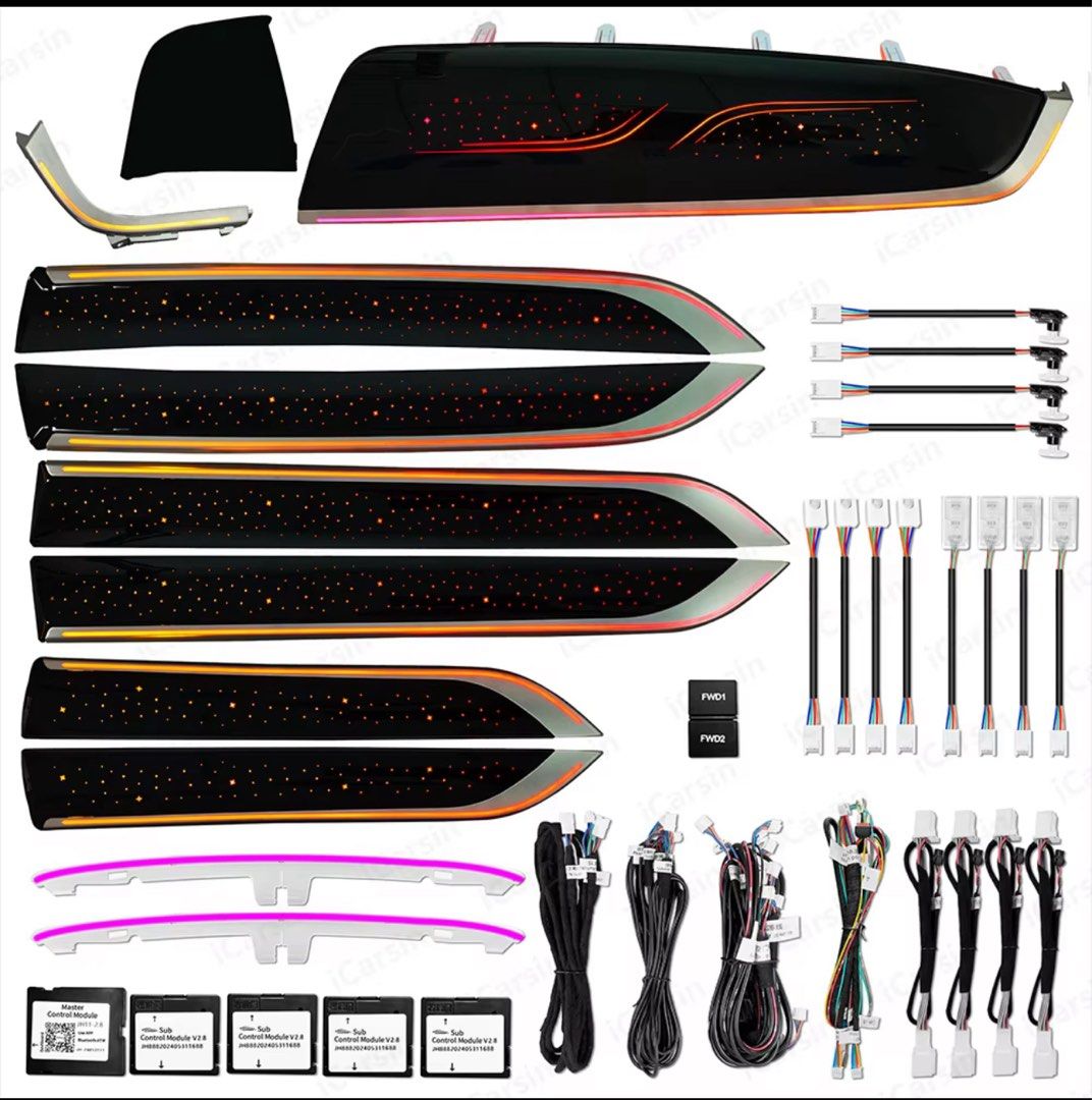 Latest 2026 Toyota Alphard 20 30 and 40 ambient lighting, Car ...