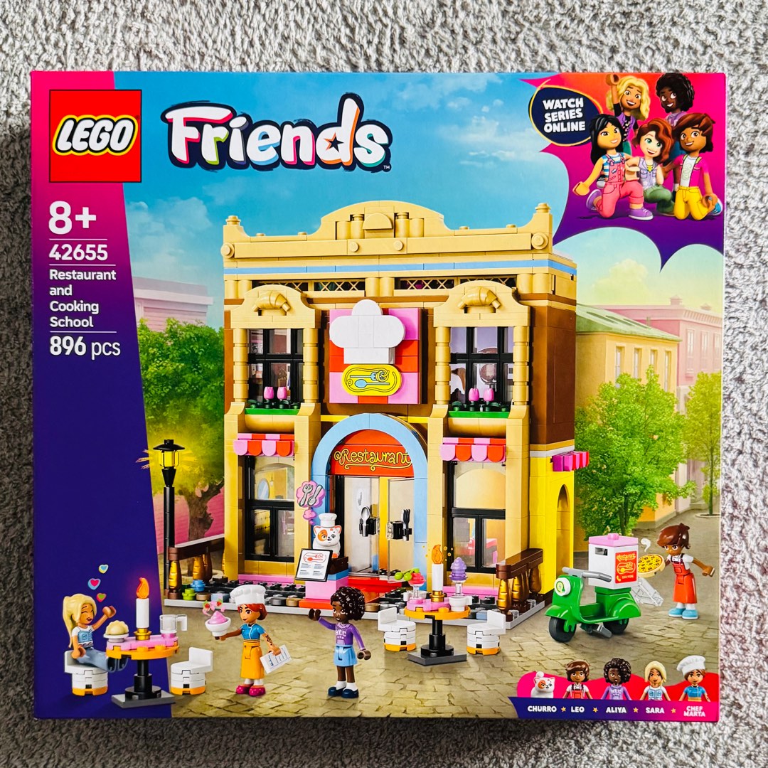 Lego 42655 Friends Restaurant and Cooking School, Hobbies & Toys, Toys ...