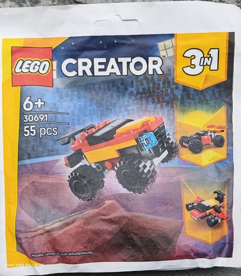 LEGO Creator 3-in-1 Monster Truck 30691, Hobbies & Toys, Toys & Games ...