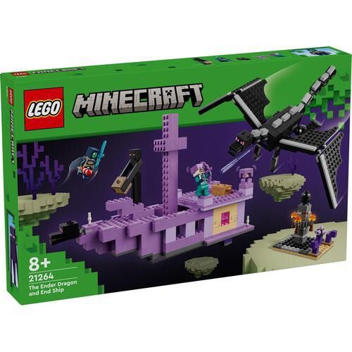 LEGO Minecraft The Ender Dragon and End Ship 21264, Hobbies & Toys ...