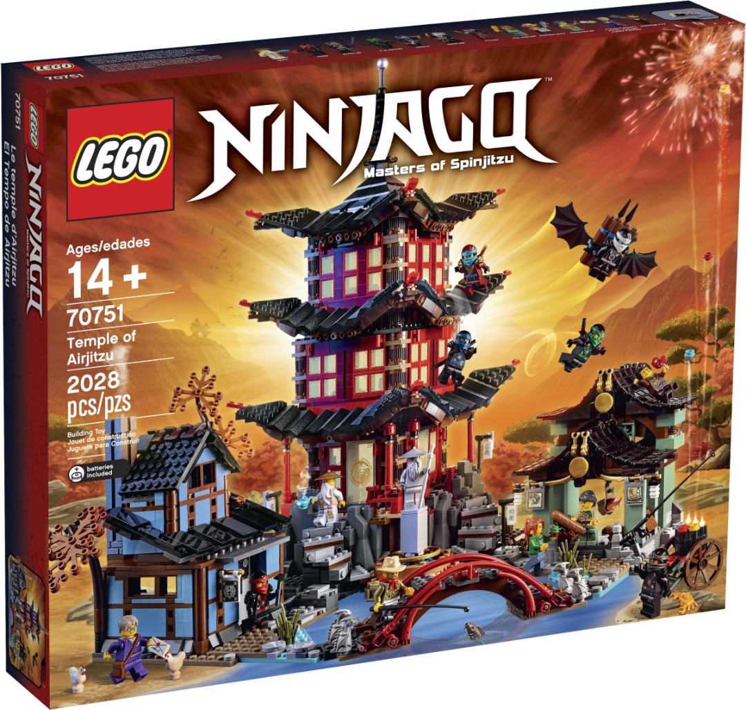 LEGO Ninjago 70751 Temple of Airjitzu, Hobbies & Toys, Toys & Games on ...