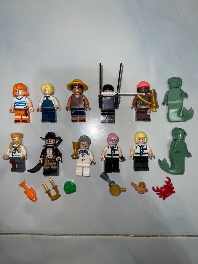 Lego One Piece Minifigures, Hobbies & Toys, Toys & Games on Carousell