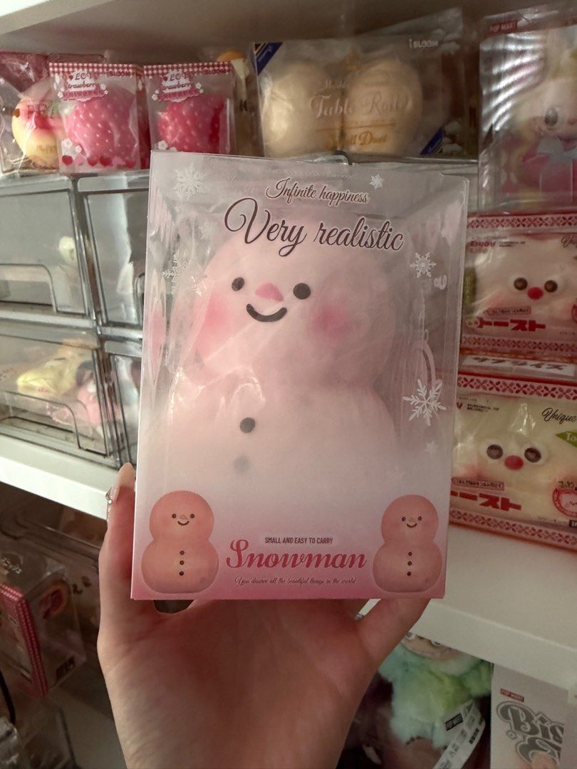 Lisa Heart Snowman Squishy, Hobbies & Toys, Toys & Games on Carousell