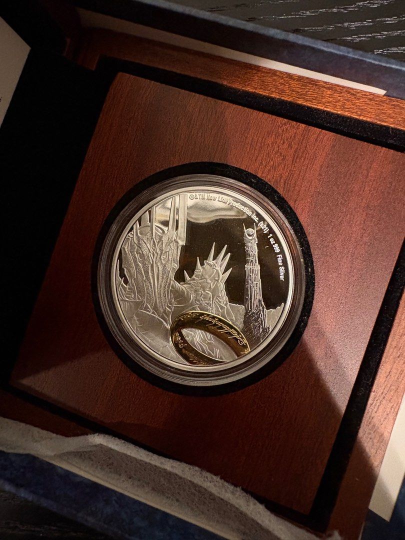 Lord of the Rings Sauron 1 oz Silver Coin, Hobbies & Toys, Memorabilia ...