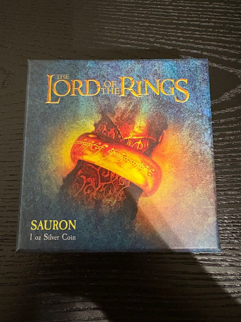 Lord of the Rings Sauron 1 oz Silver Coin, Hobbies & Toys, Memorabilia ...