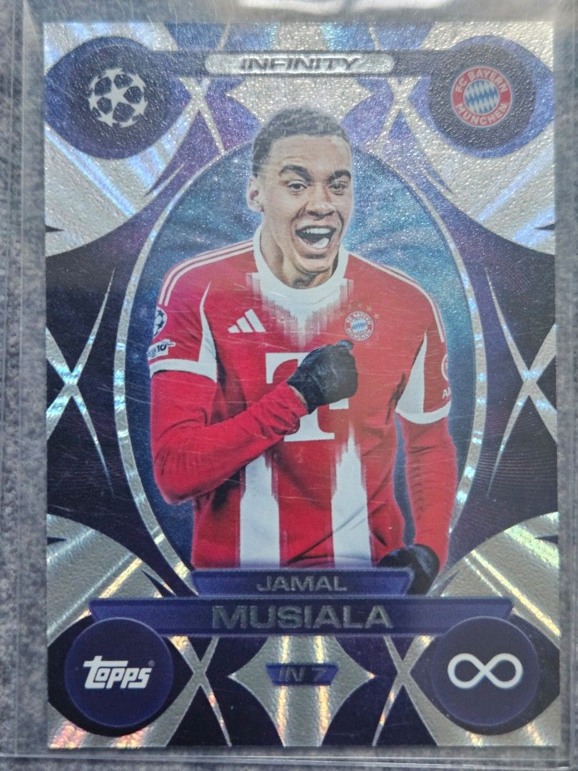 Lot Bayern Munich topps match attax card. Infinity jamal musiala, harry ...