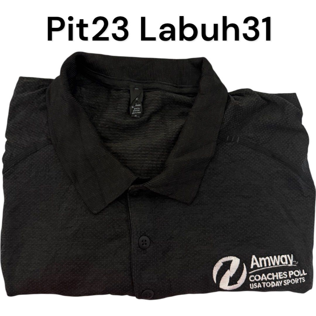 Lululemon Collar Warna Dark Grey Pit23 Labuh 31 Saiz XL Kain Polyester ...