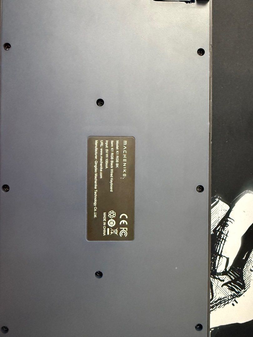 Machenike K1 RGB Black Membrane Gaming Keyboard, Computers & Tech ...