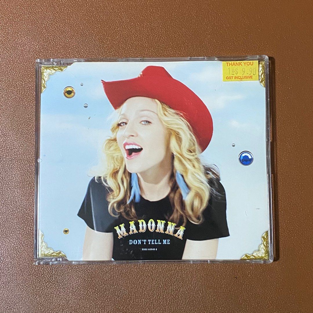 Madonna: Don't Tell Me. (CD Single, 2000). Maverick., Hobbies & Toys ...