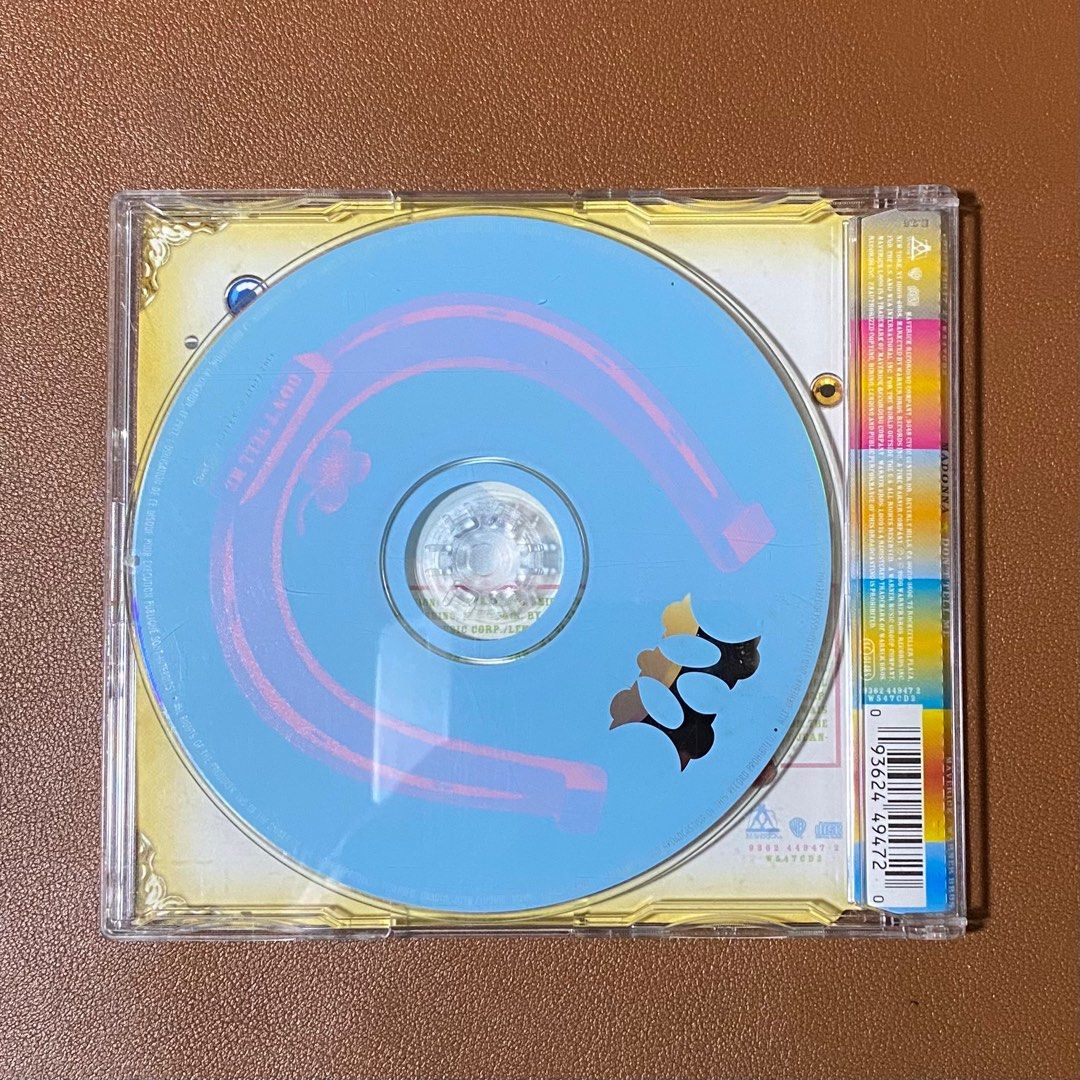 Madonna: Don't Tell Me. (CD Single, 2000). Maverick., Hobbies & Toys ...