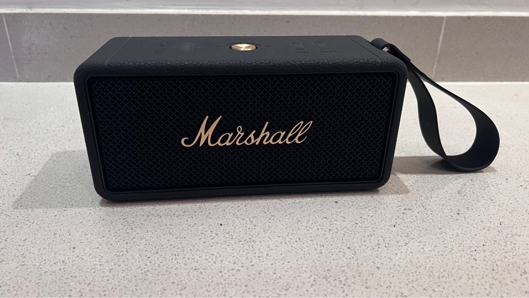 Marshall Middleton Portable Bluetooth Speaker - Black, Audio, Soundbars ...