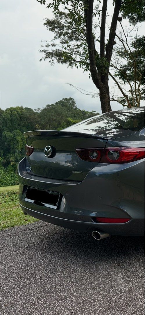 Mazda 3 gen 4 rear spoiler wing, Car Accessories, Accessories on Carousell