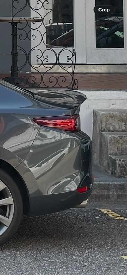 Mazda 3 gen 4 rear spoiler wing, Car Accessories, Accessories on Carousell