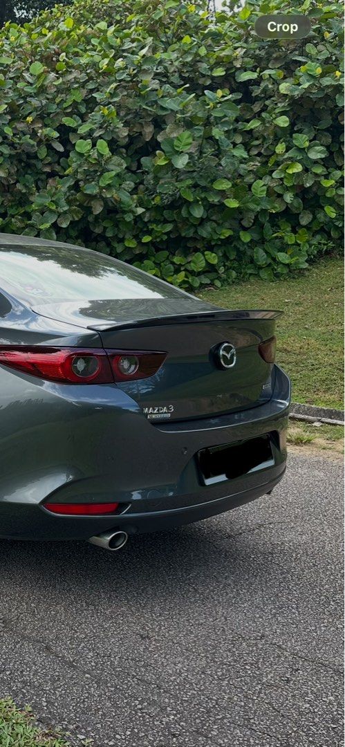 Mazda 3 gen 4 rear spoiler wing, Car Accessories, Accessories on Carousell