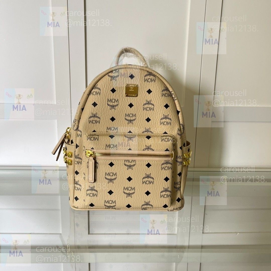 🥇MCM Small Backpack, Unisex, Birthday Gift, Valentine's Day, Luxury ...