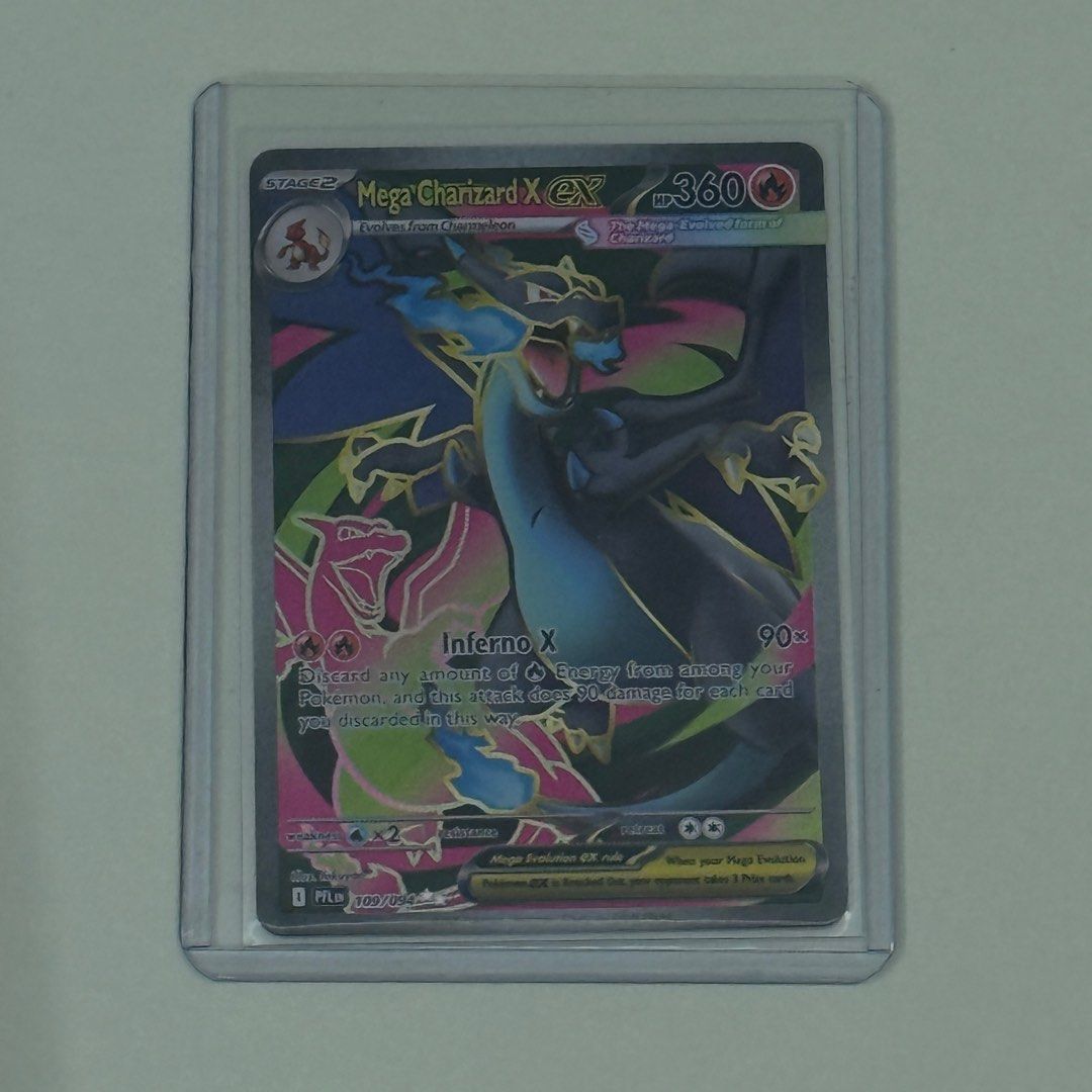 Mega charizard X Ex #109 Pokemon phantasmal flames, Hobbies & Toys ...
