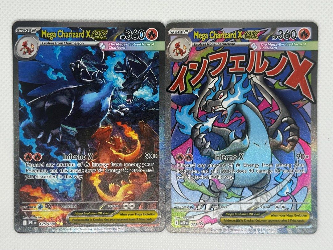 Mega Charizard X EX 125 / 094 x Promo Mega Charizard X EX 23, Hobbies ...