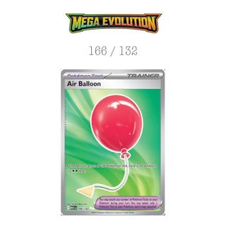 Pokemon Mega Evolutions 166/132 Air Balloon FA, Hobbies & Toys, Toys ...