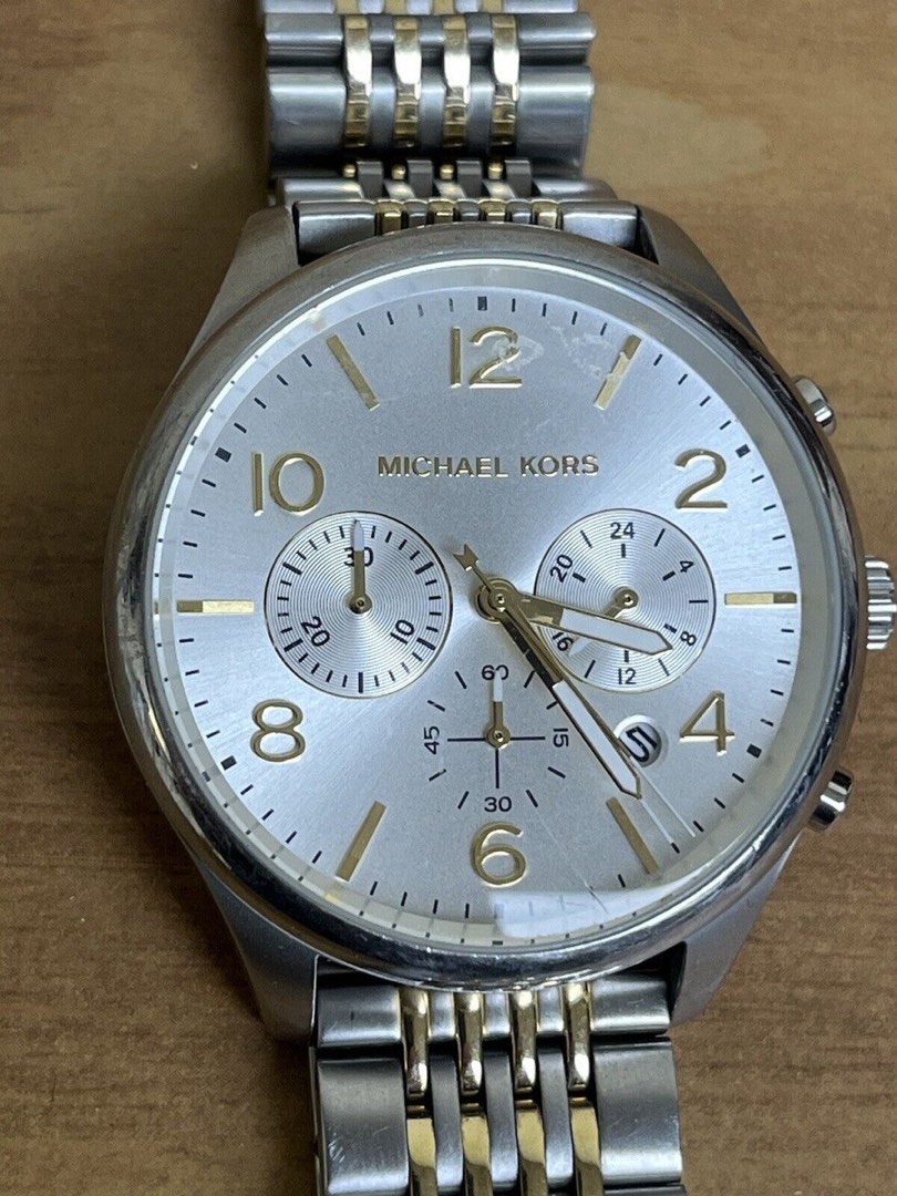 Michael Kors MK-8660 Chronograph Watch, Luxury, Watches on Carousell