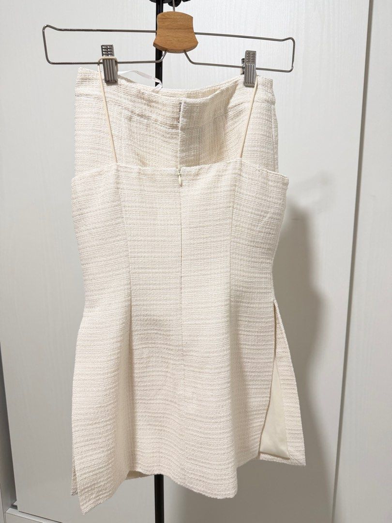 Mikayla Cream Tweed set, Women's Fashion, Dresses & Sets, Dresses on ...