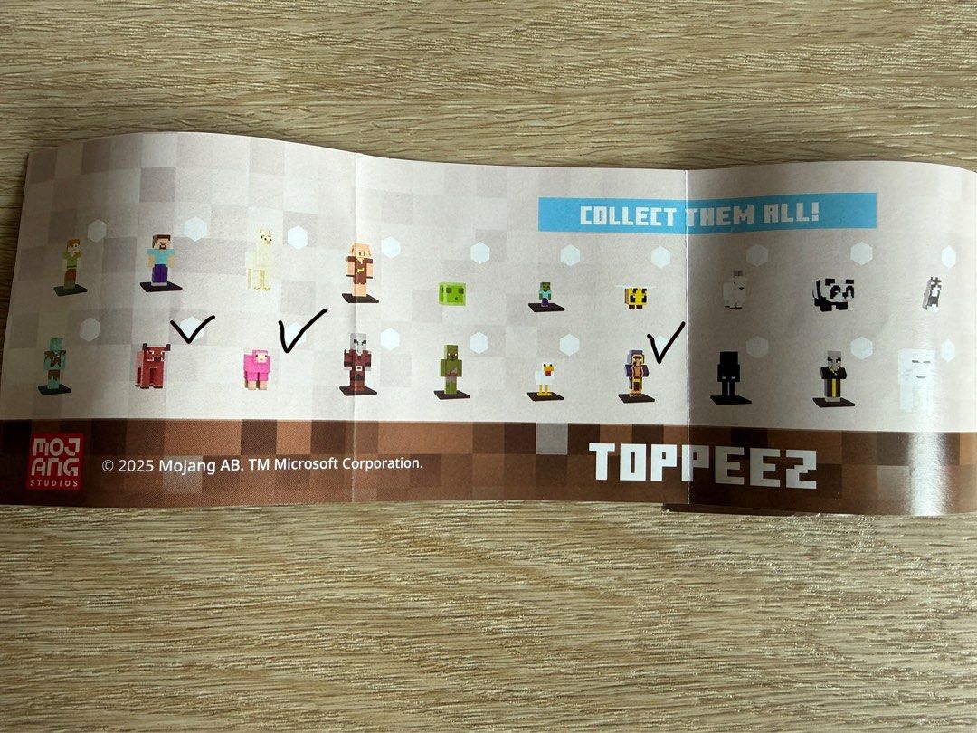 Minecraft Toppeez 2 Blind Box Figures, Hobbies & Toys, Toys & Games on ...