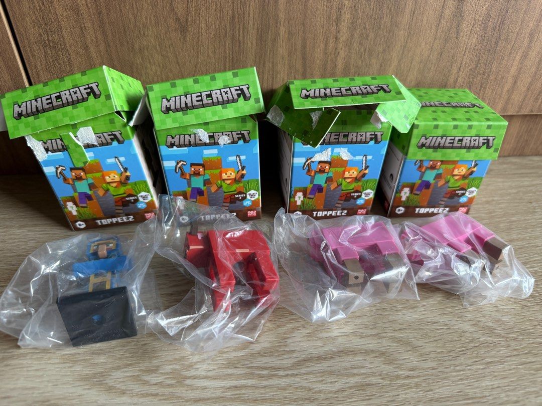 Minecraft Toppeez 2 Blind Box Figures, Hobbies & Toys, Toys & Games on ...