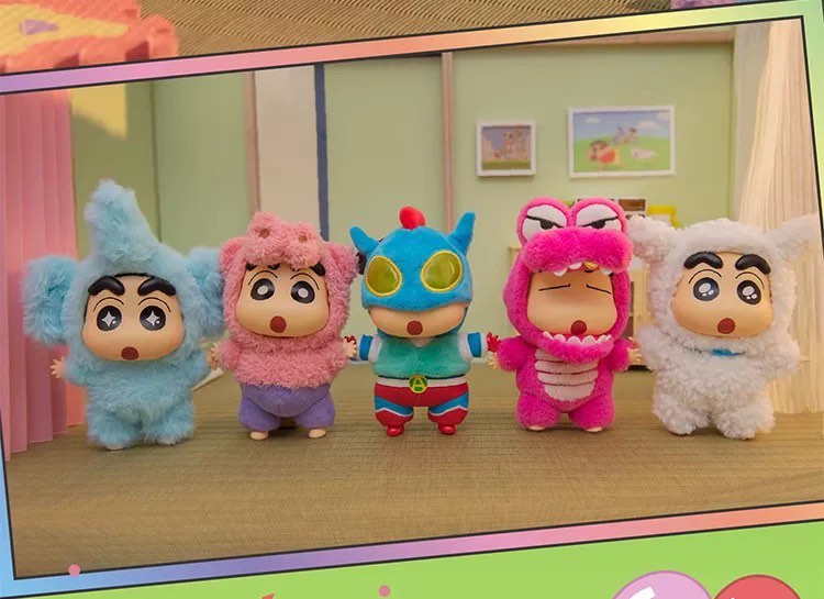 Toptoy Crayon Shin-chan Dress Up Party Series Vinyl Plush Blind Box ...