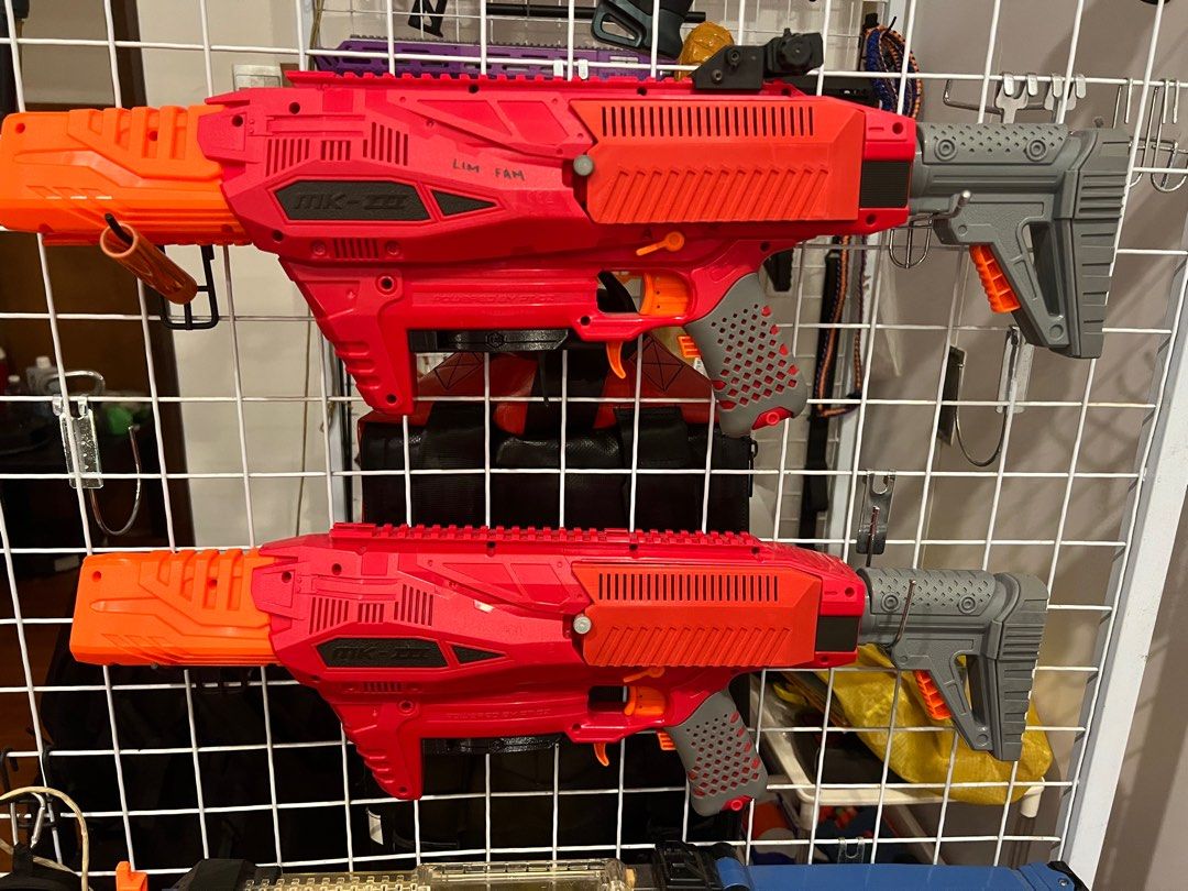 Modified MK3 for worker magazine Nerf Blaster with Battery and Lipo ...